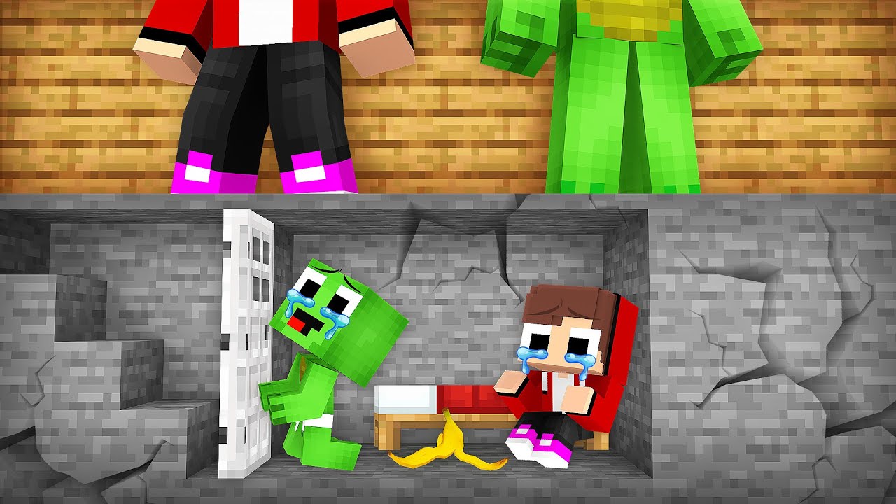 Baby Mikey & Baby JJ Escaped From STRICT PARENTS BUNKER in Minecraft ...