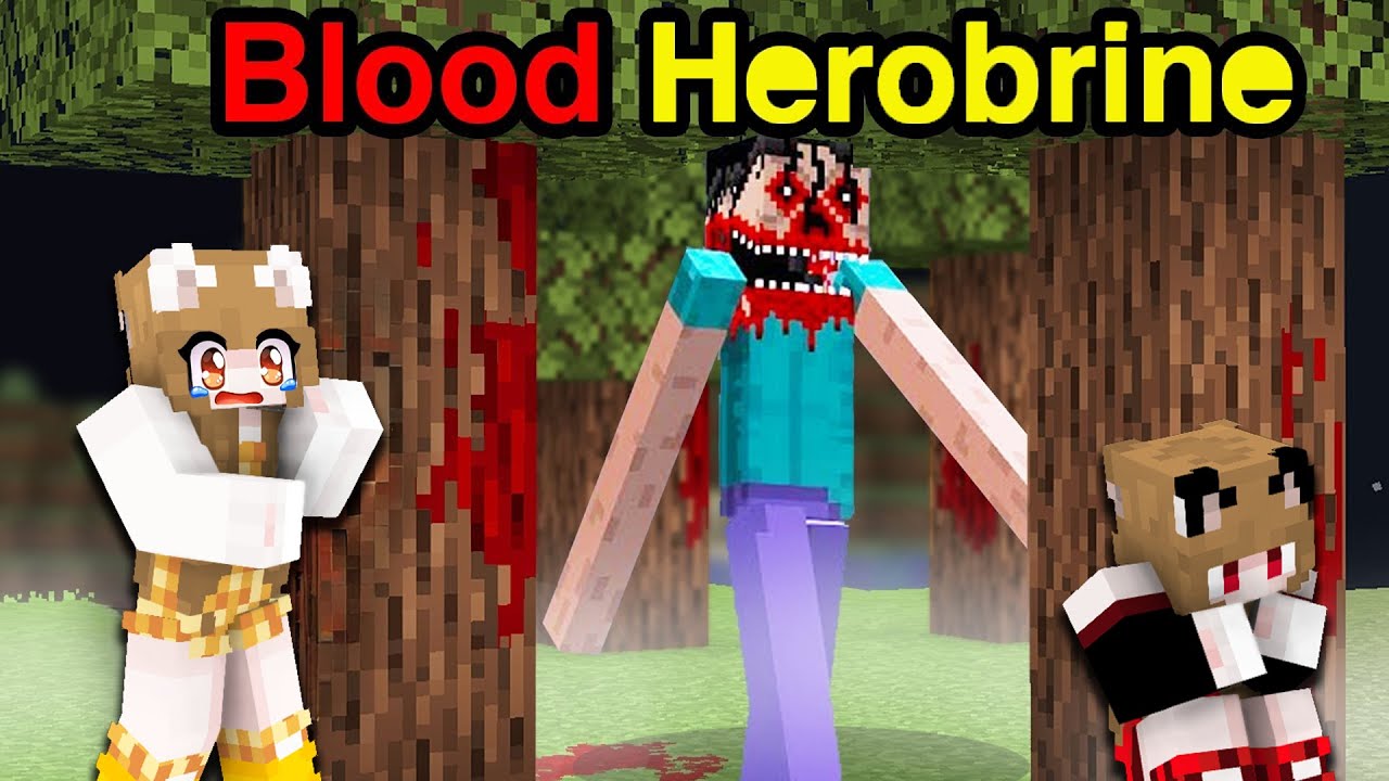 Escaping BLOOD Herobrine's Scary Minecraft House (Tagalog) - Minecraft ...