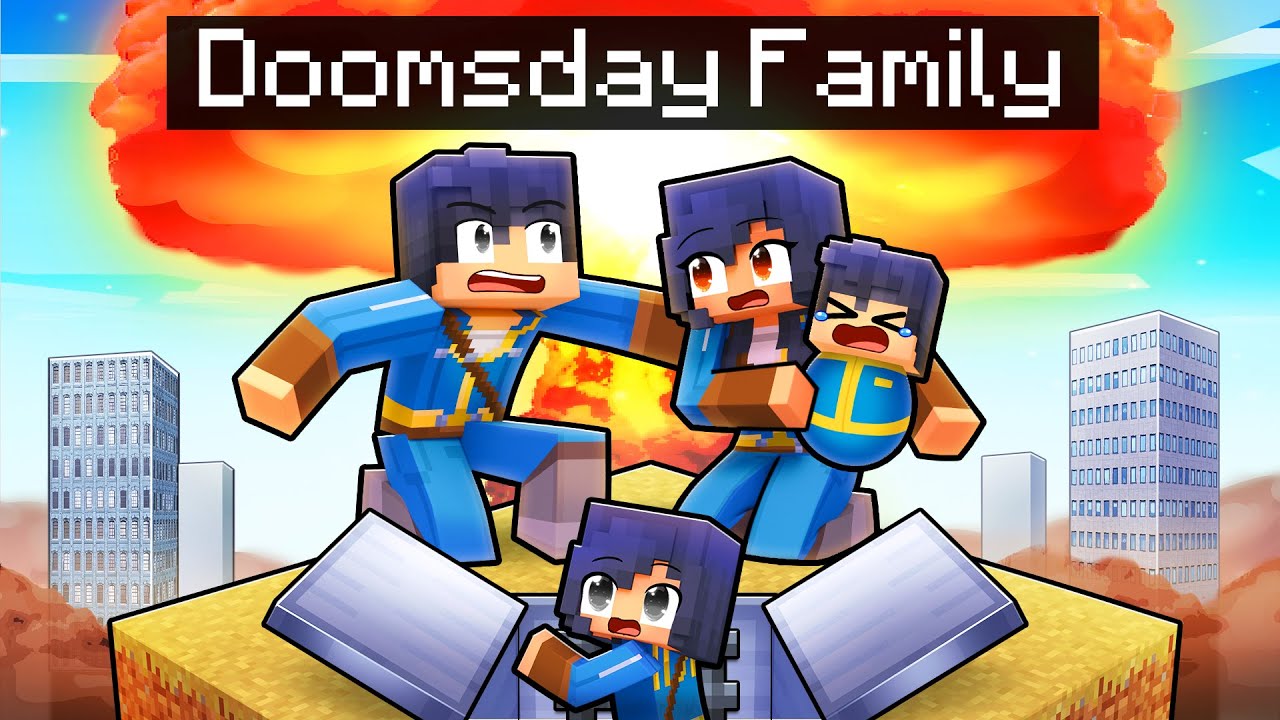 Having a DOOMSDAY FAMILY in Minecraft! - Minecraft videos