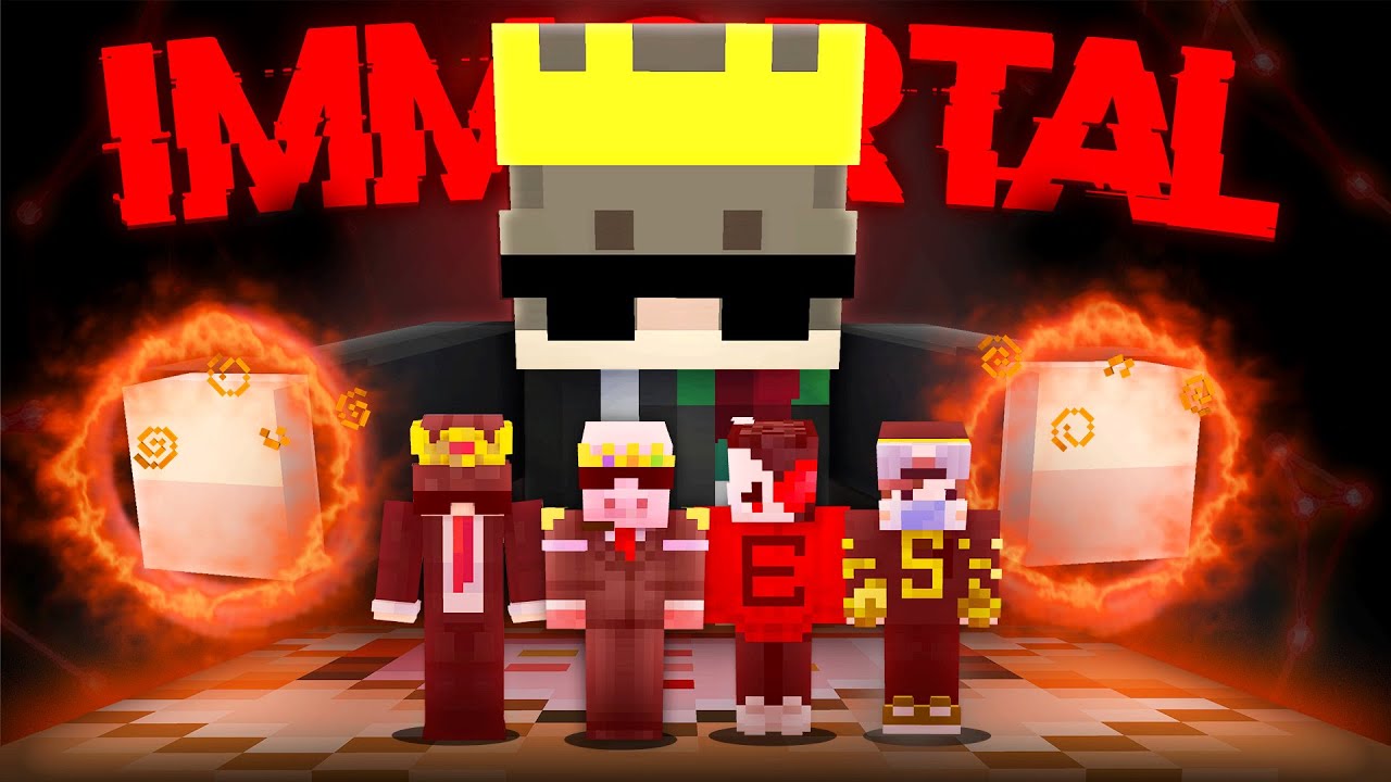 How I Became IMMORTAL On this Deadliest Minecraft Server - Minecraft videos
