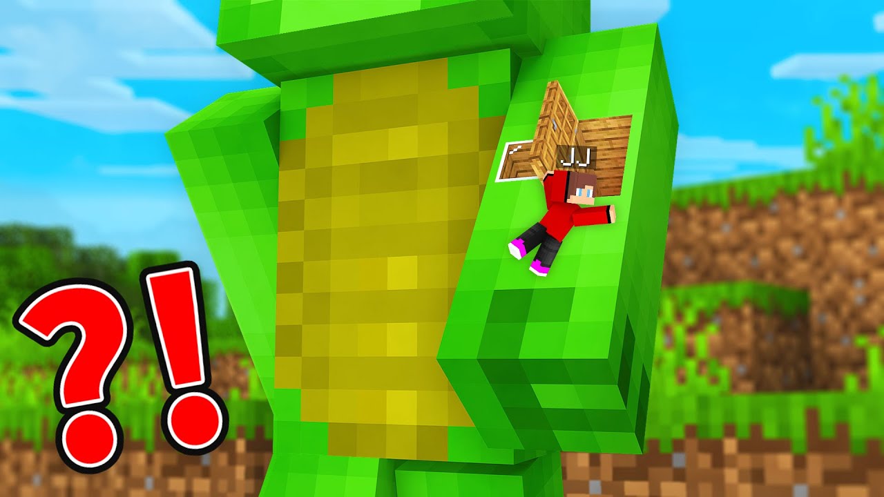 How JJ Built a House inside Mikey’s HAND in Minecraft (Maizen) - Minecraft videos