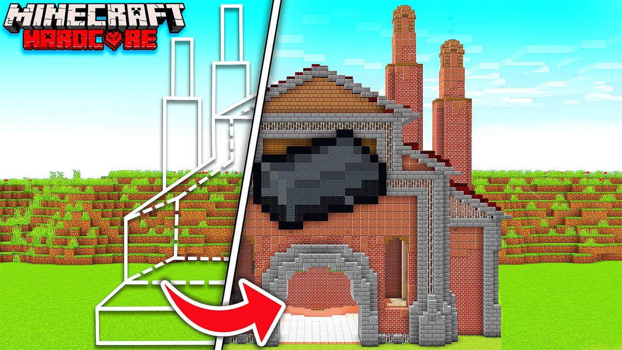 I Built A Netherite Factory In Hardcore Minecraft! (Hindi) - Minecraft ...