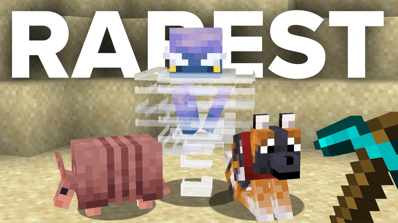 I Captured EVERY Rare Mob in 1.21 Minecraft - Minecraft videos