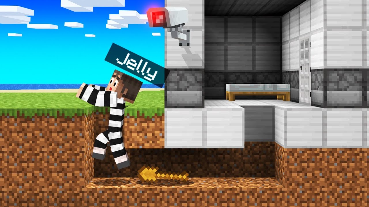 I Found a *SECRET TUNNEL* To Escape Prison! (Minecraft Squid Island ...