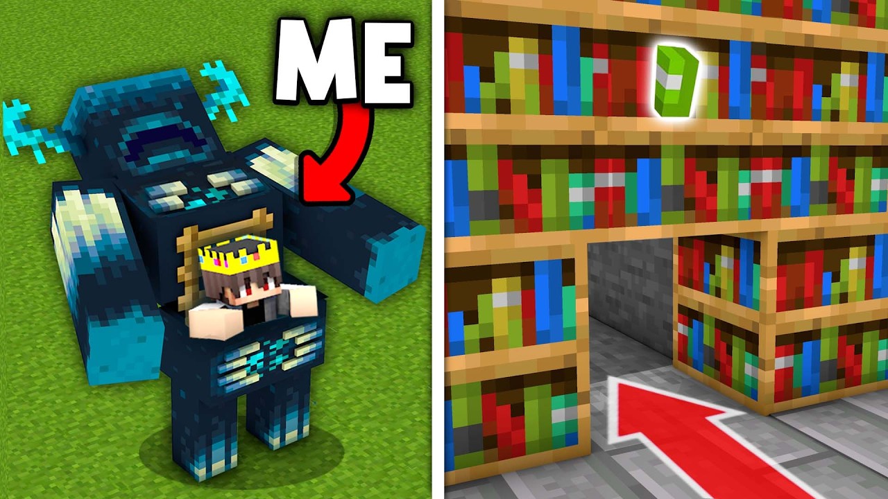 I Trolled My Brother with Minecraft's Most Hidden Bases - Minecraft videos