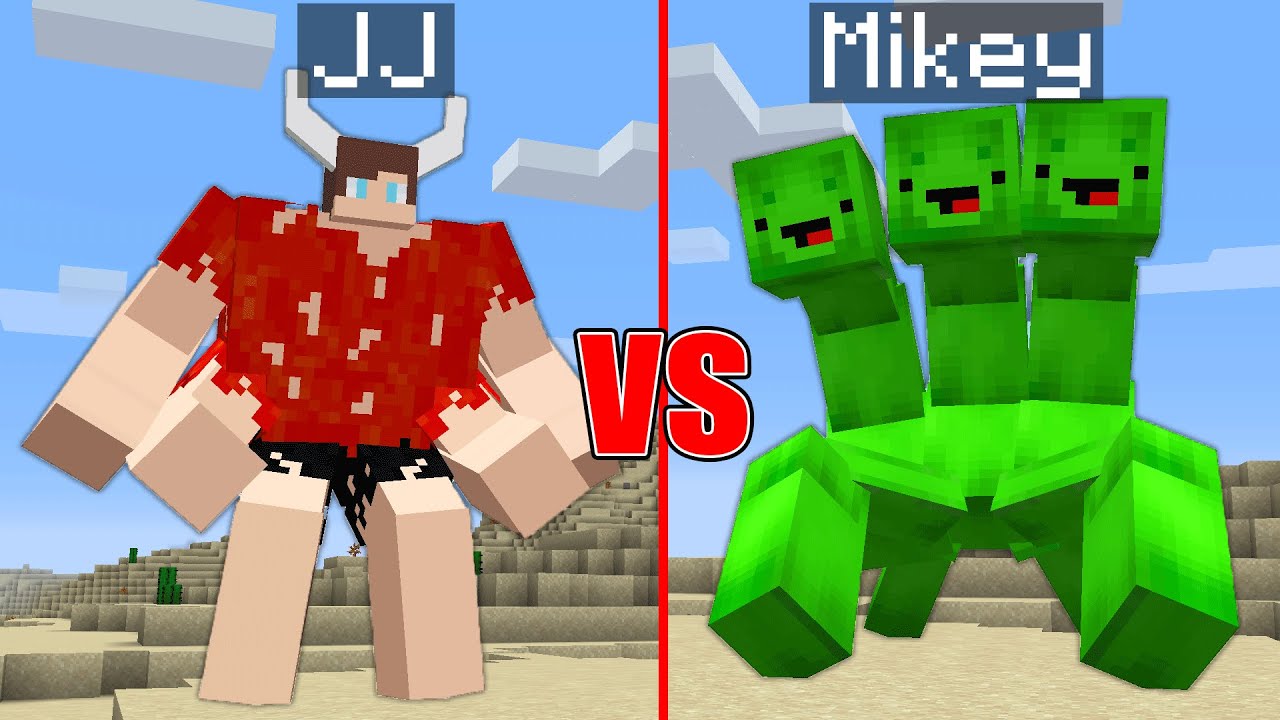 JJ Become Mutant and ATTACKS MIKEY MUTANT CREEPER THREE HEAD in Minecraft ! - Minecraft videos