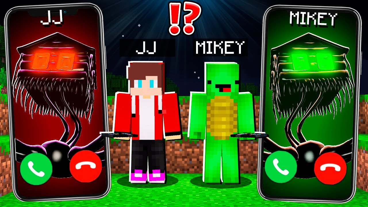JJ Creepy House Head vs Mikey House Head CALLING at 3:00am to JJ and MIKEY ! - in Minecraft ...