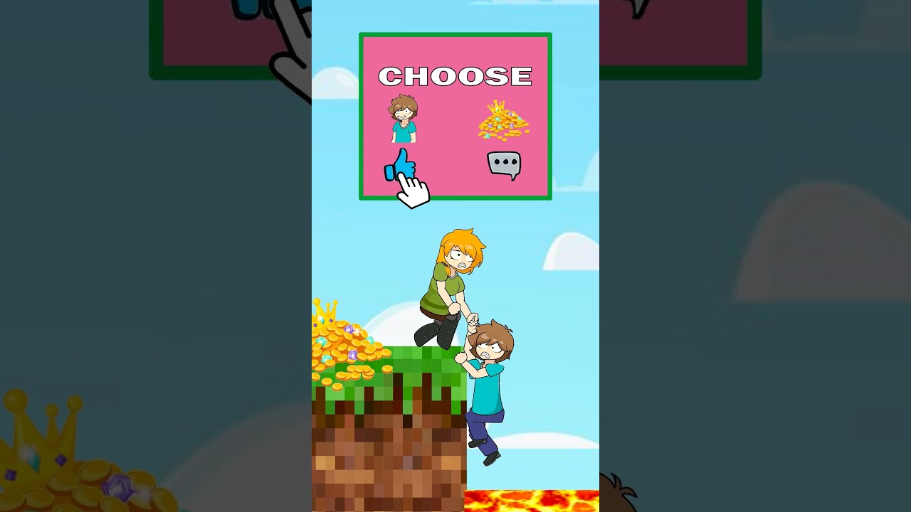 Lava Pit Challenge: Steve Family Vs Noob Family #minecraft - Minecraft ...