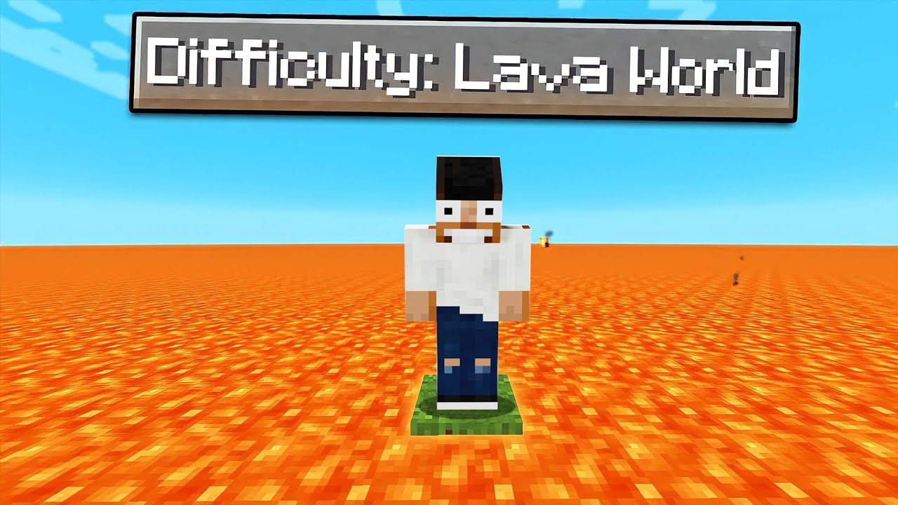 Minecraft, But Lava only World || Minecraft Mods || Minecraft gameplay - Minecraft videos