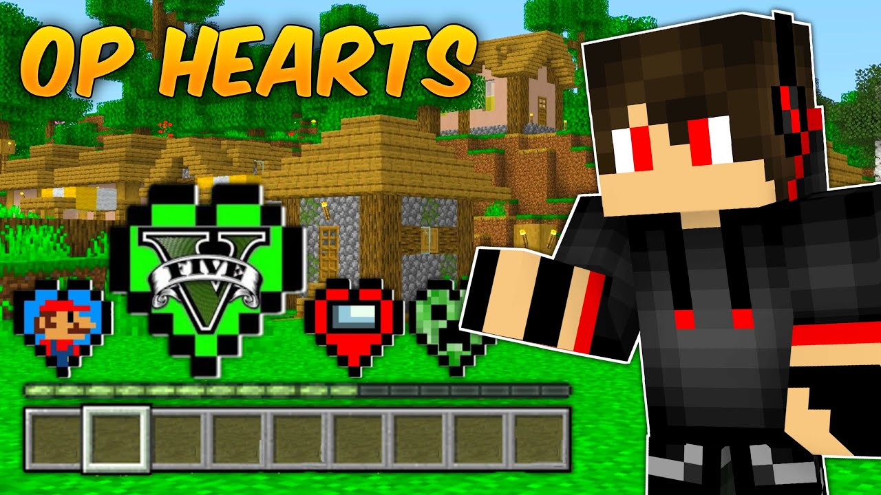 Minecraft, But There Are Video Game Hearts - Minecraft videos