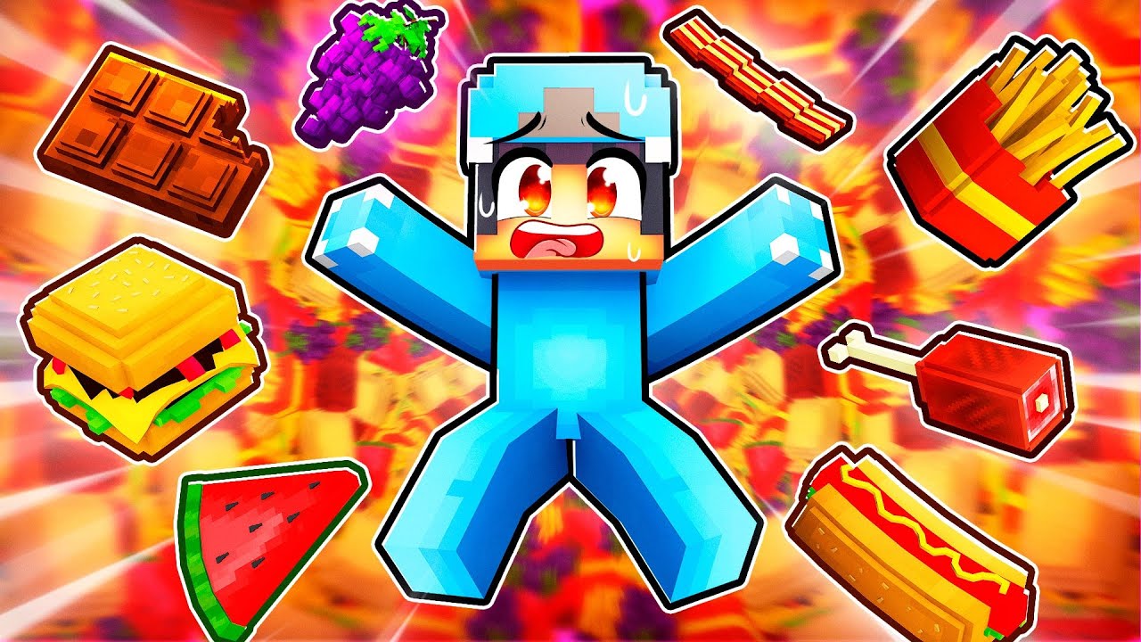 Minecraft Extreme Food Dropper Custom Map Minecraft Videos