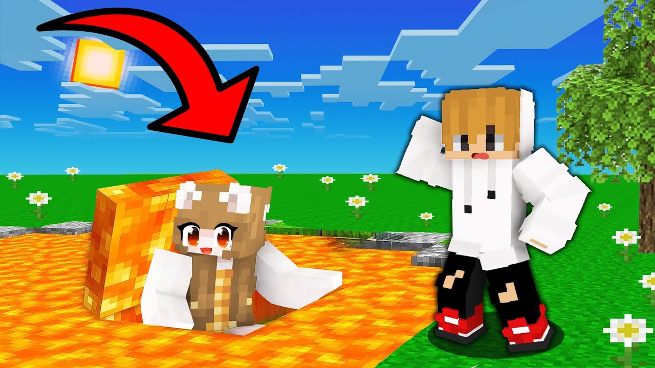 Minecraft Tsunami Proof Underground Lava Bunker - Minecraft videos