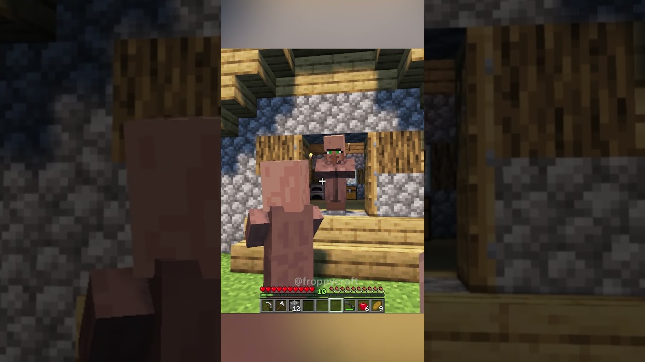 Minecraft Villagers Are Cheating #minecraft #villager #grox - Minecraft ...
