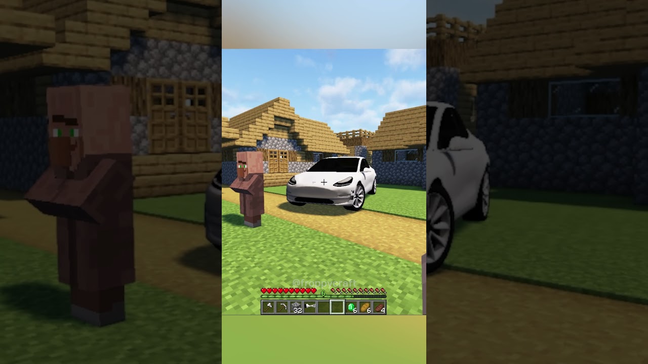 Minecraft Villagers Fight For Girls #minecraft #villager #grox ...