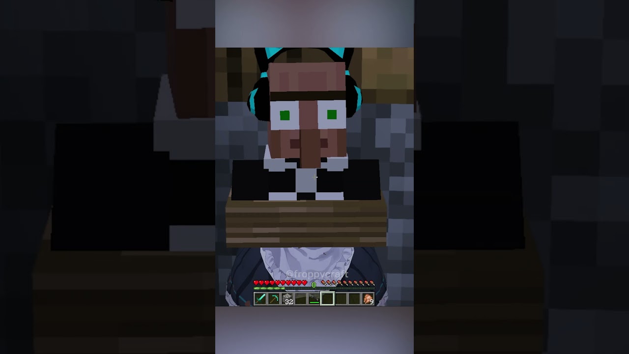 Minecraft Villagers Got Stuck #minecraft #villager #grox - Minecraft videos