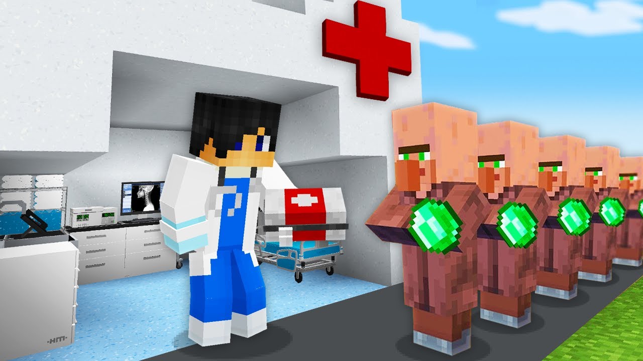 Minecraft but I Open a Hospital! - Minecraft videos