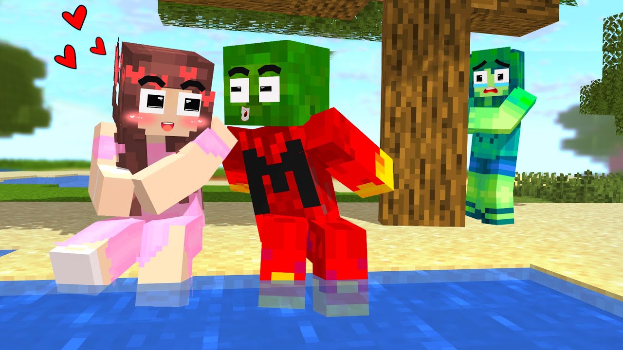 Monster School : Zombie x Squid Game TOUCHING LOVE STORY - Minecraft ...