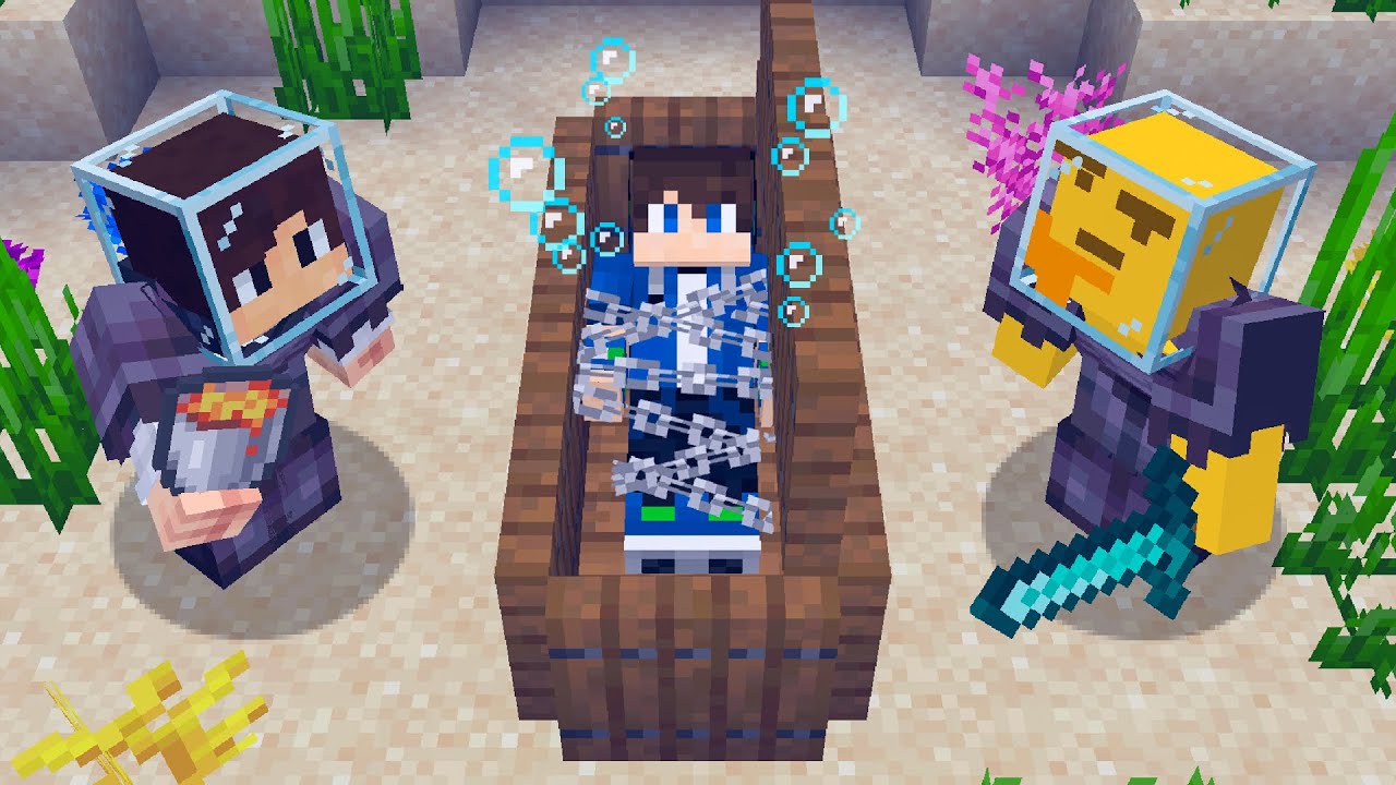 My Friends Trapped Me UNDERWATER, So I Got Revenge - Minecraft videos