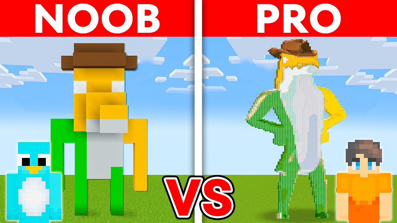 NOOB vs PRO: Amazing Digital Circus EPISODE 2 Build Challenge in ...