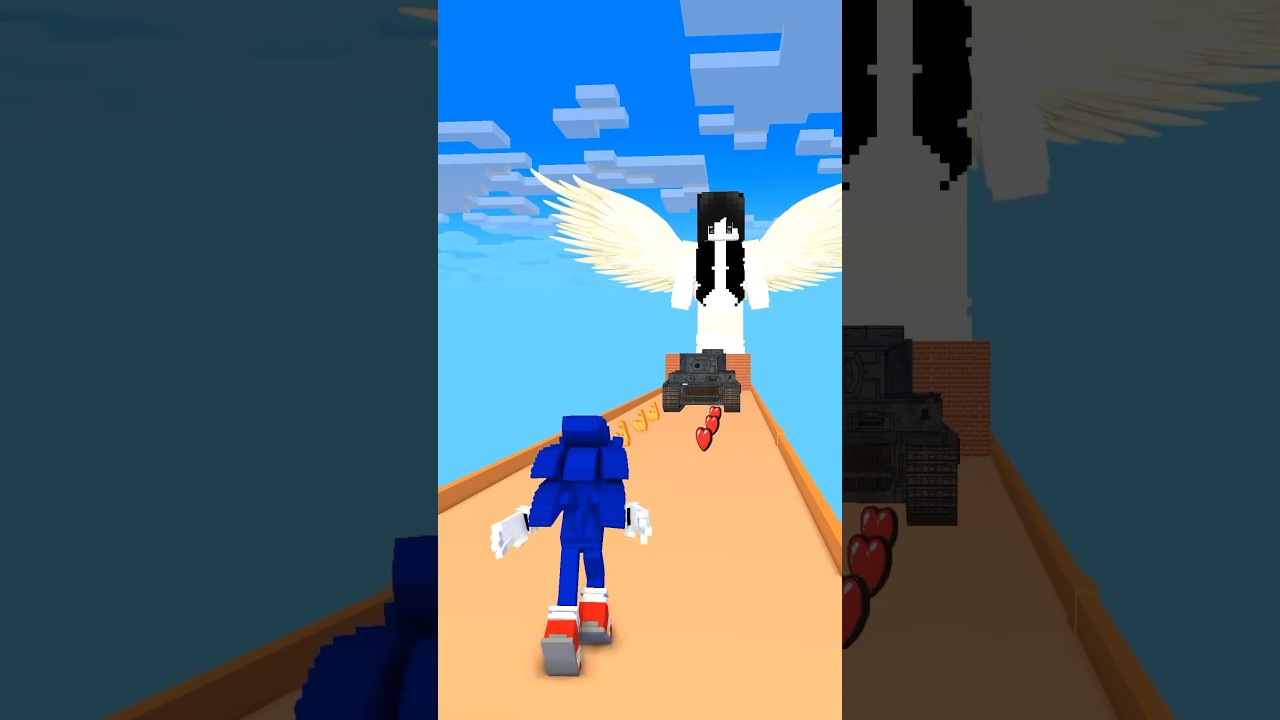 Rage Control Run : Sonic vs Sadako vs SuperHeroes Challenge #sonic # ...