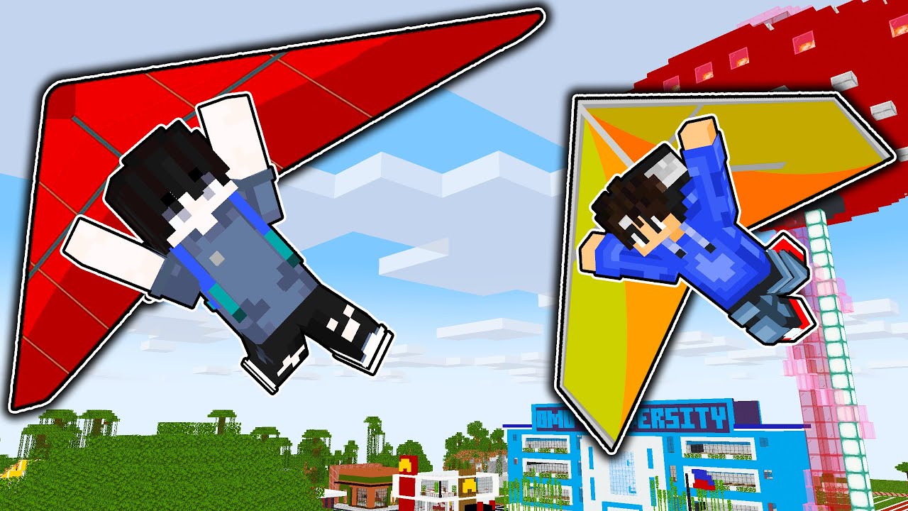 Super Flying GLIDER Toys in Minecraft - Minecraft videos