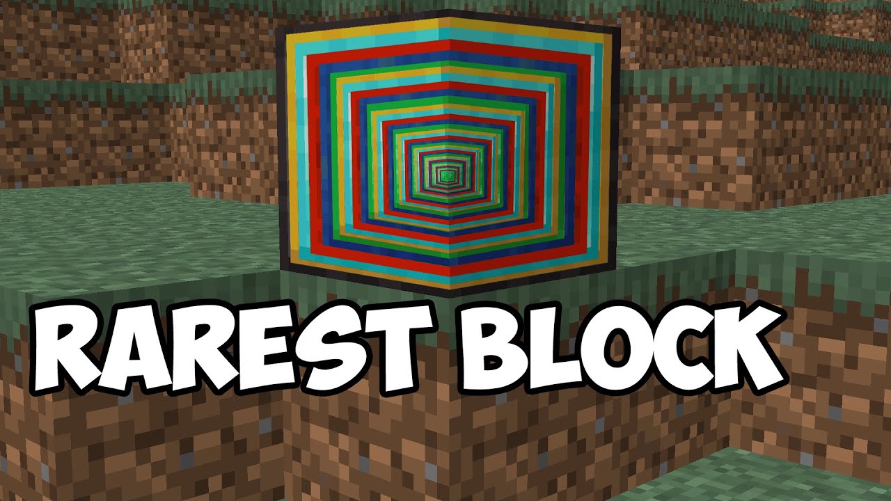 The Rarest Block in Minecraft (current) - Minecraft videos