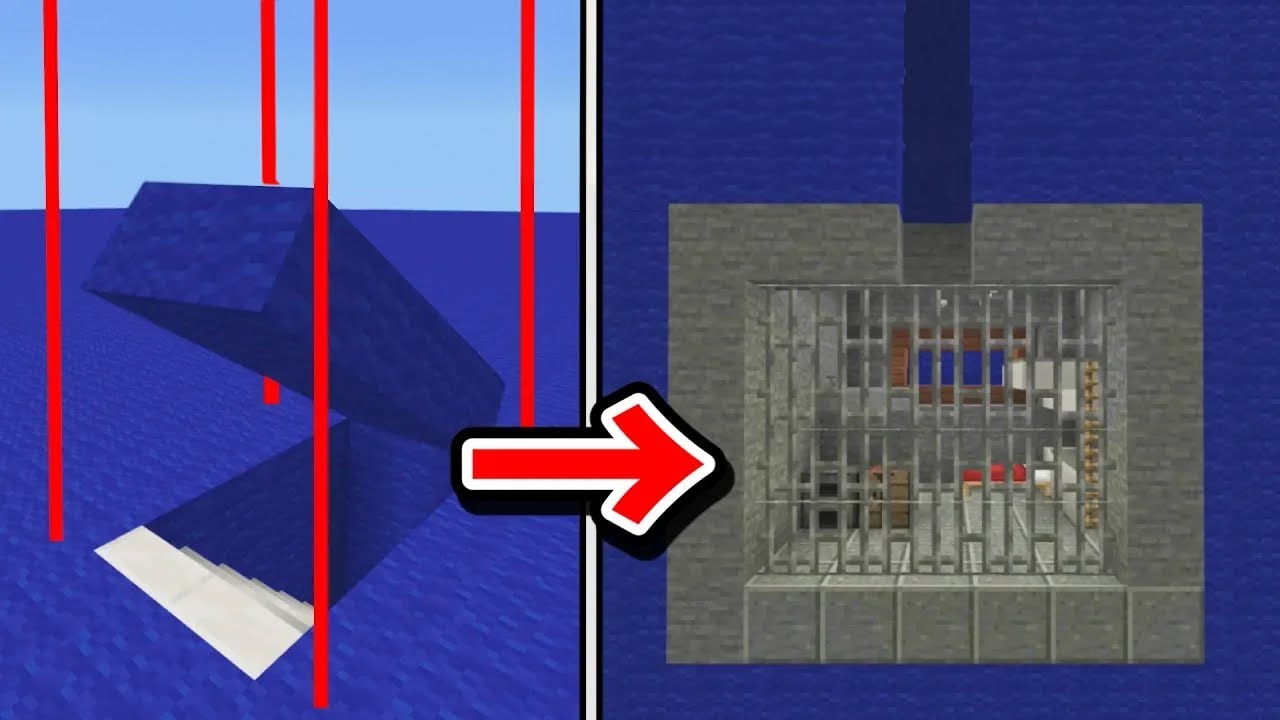 Ultimate Underwater Prison in Minecraft!! - Minecraft videos