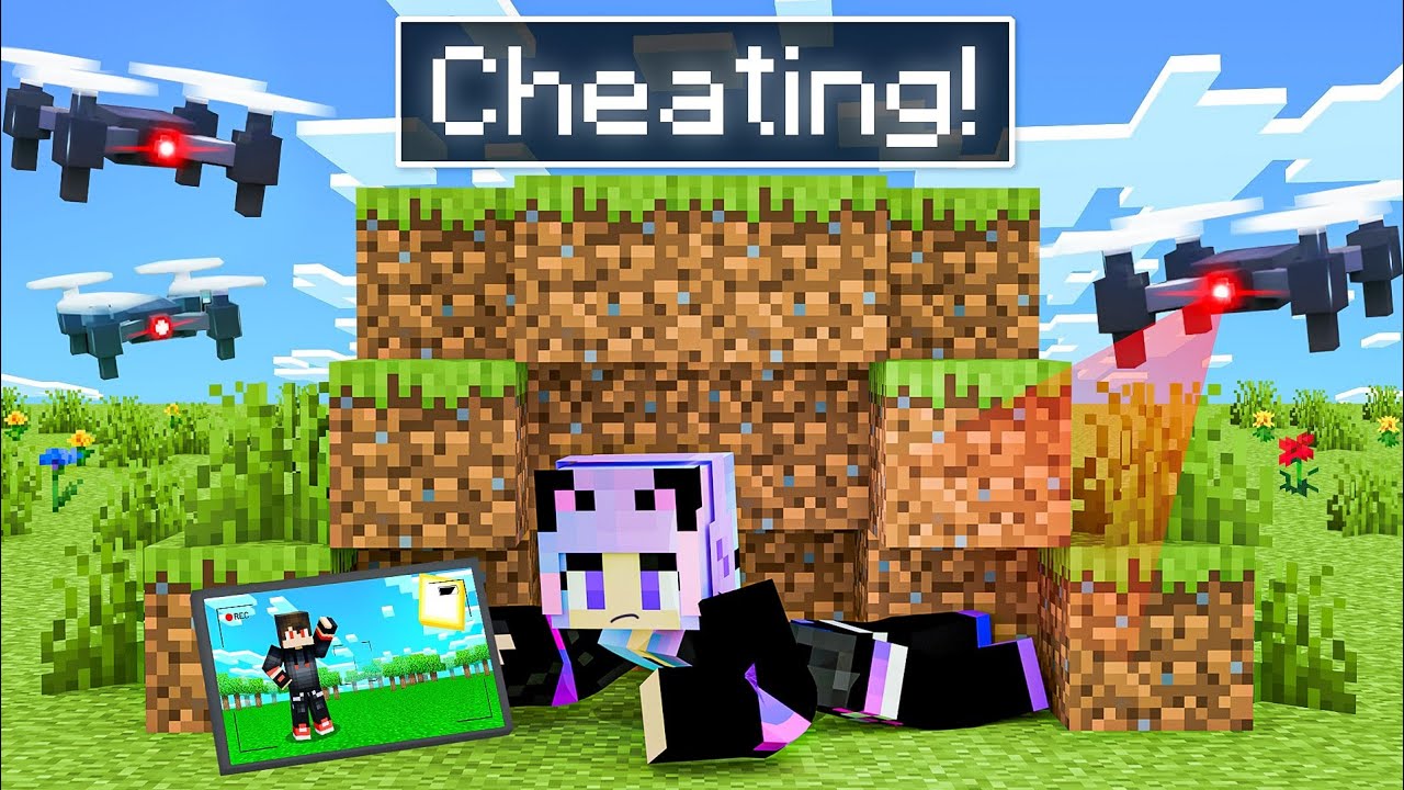 Using Sneaky Items To Cheat In Hide And Seek In Minecraft Minecraft Videos 0378