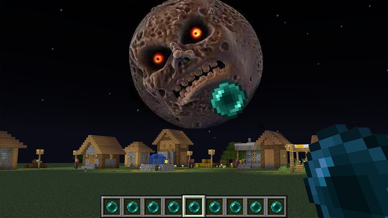 What's inside lunar moon in Minecraft | What if i throw ender pearl ...