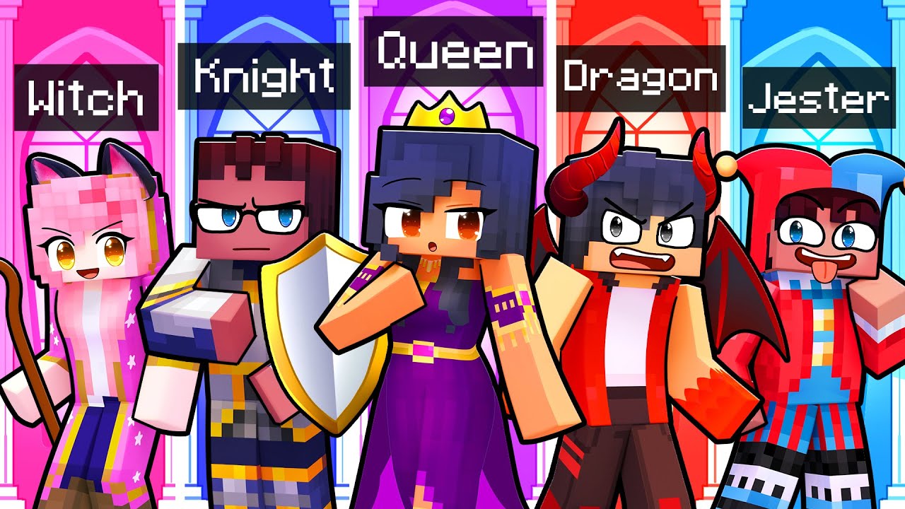 10 FRIENDS on one ROYAL BLOCK in Minecraft! - Minecraft videos