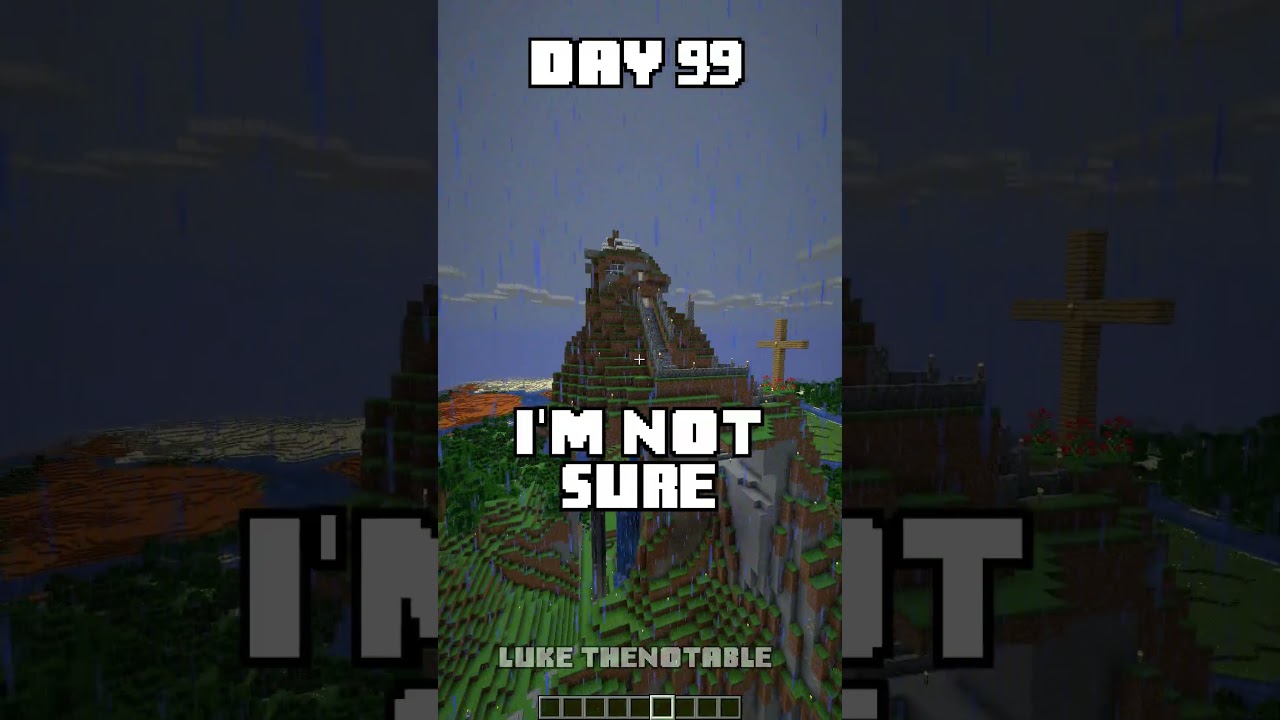 100 Days - [Minecraft Shorts] - Day 99 #minecraft #100days - Minecraft ...