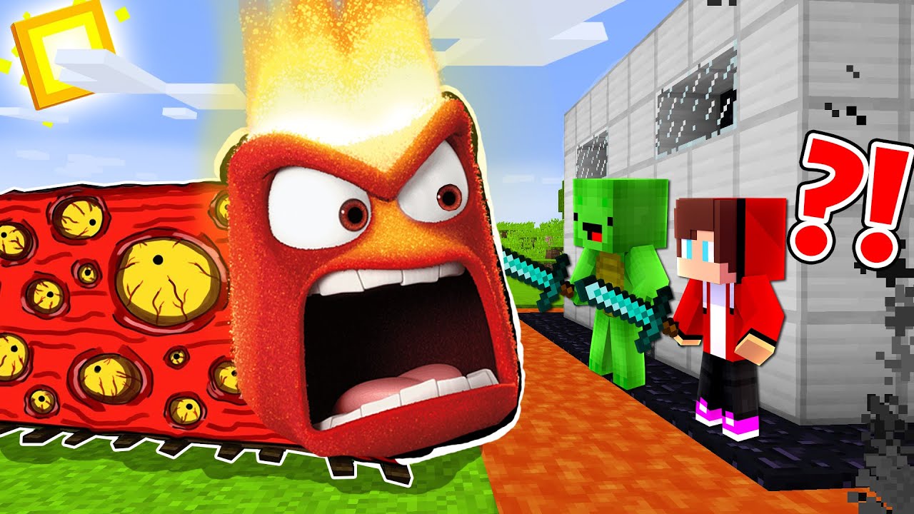 ANGER TRAIN EATER vs The Most Secure House - Minecraft gameplay by Mikey and JJ (Maizen Parody ...