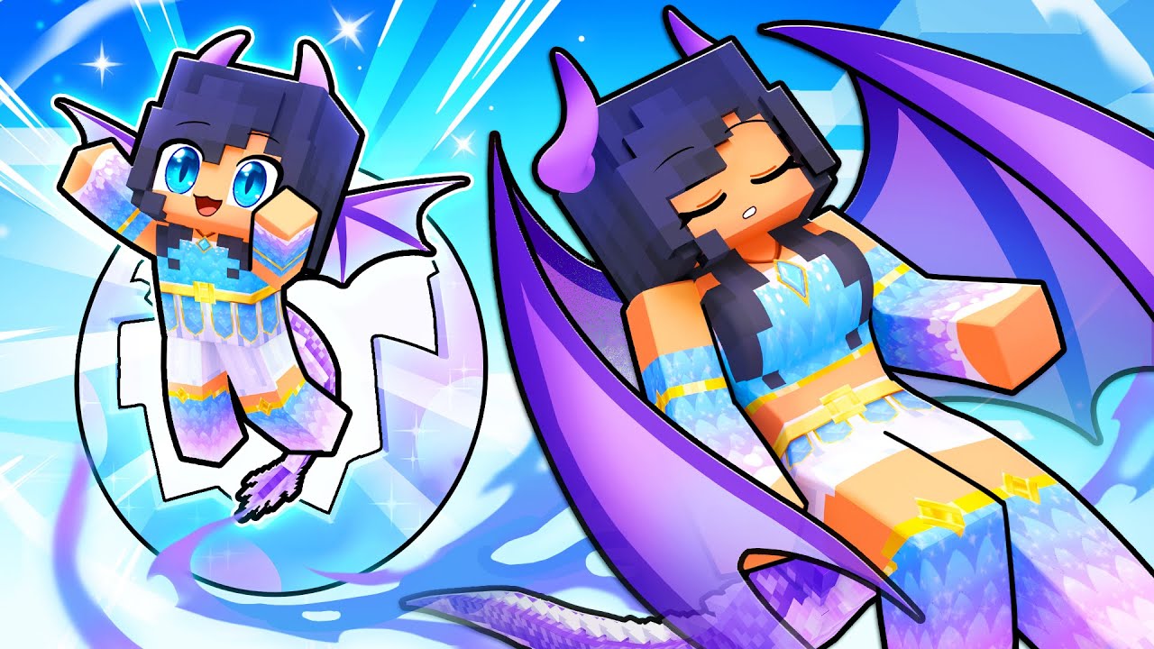 BIRTH to DEATH of a DRAGON in Minecraft! - Minecraft videos