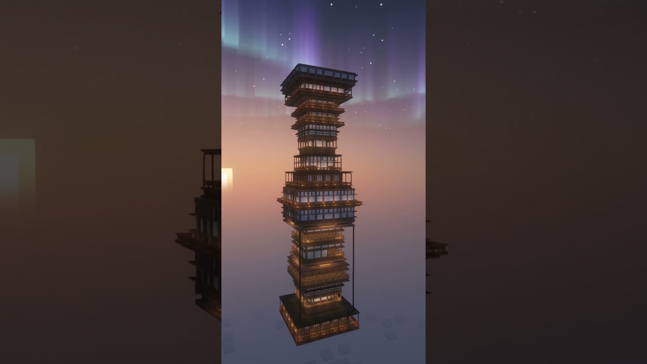 Building The Infinity Castle Day 6 #minecraft - Minecraft videos