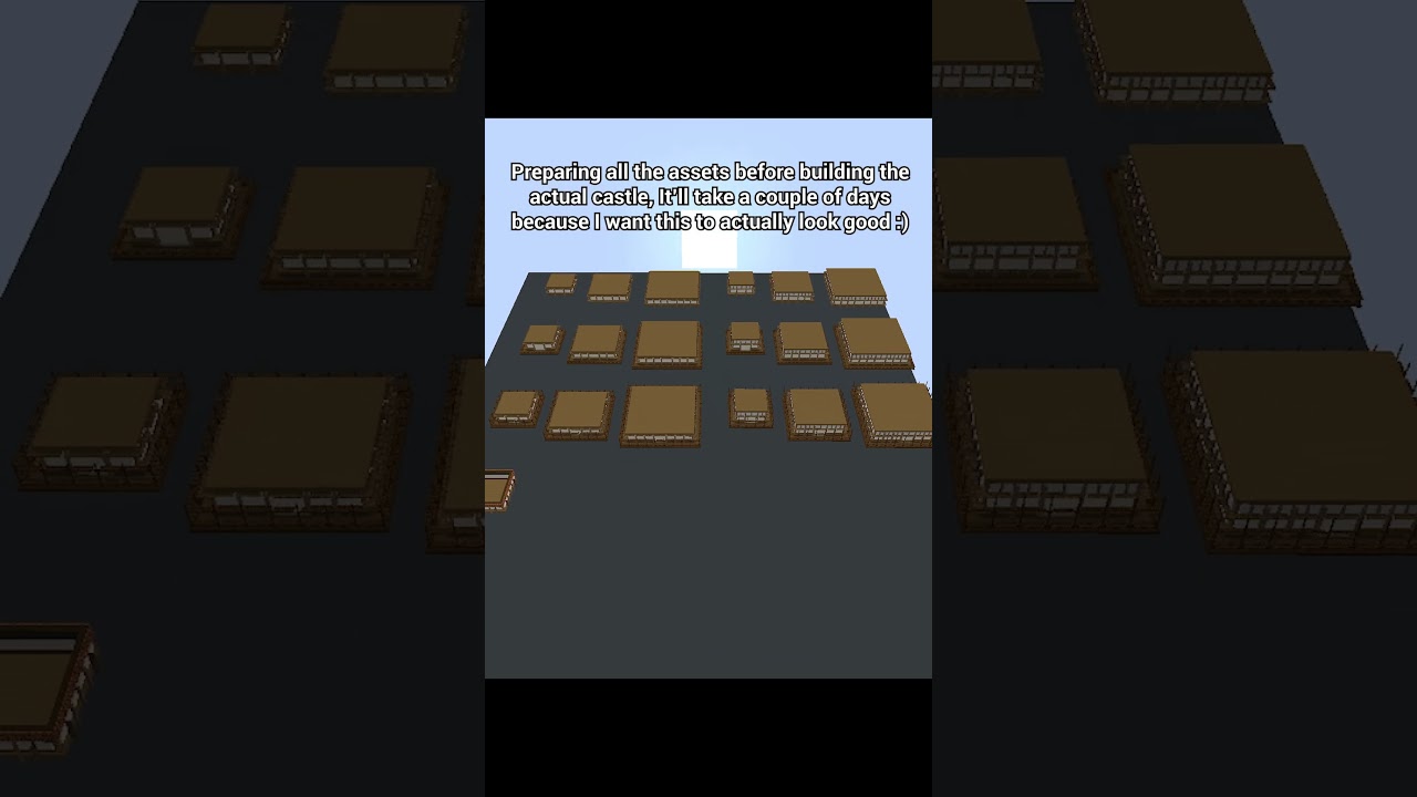 Building The Infinity Castle #minecraft - Minecraft videos