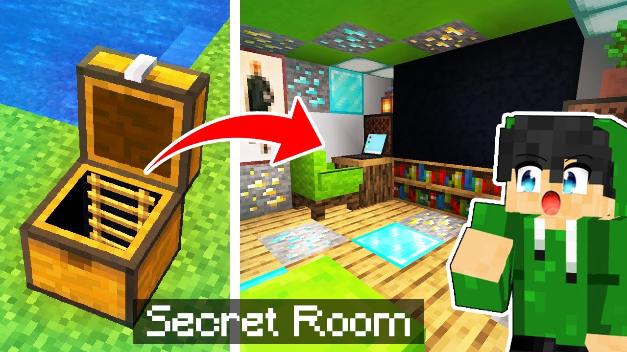 Esoni Built a Chest SECRET BASE in TAROPA VILLAGE | Minecraft (Tagalog ...