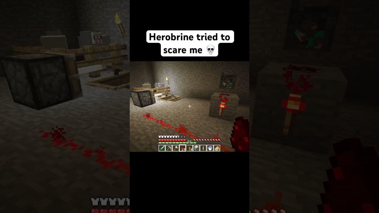 Herobrine tries to scare me #minecraft #minecraftmemes #minecrafthumor ...