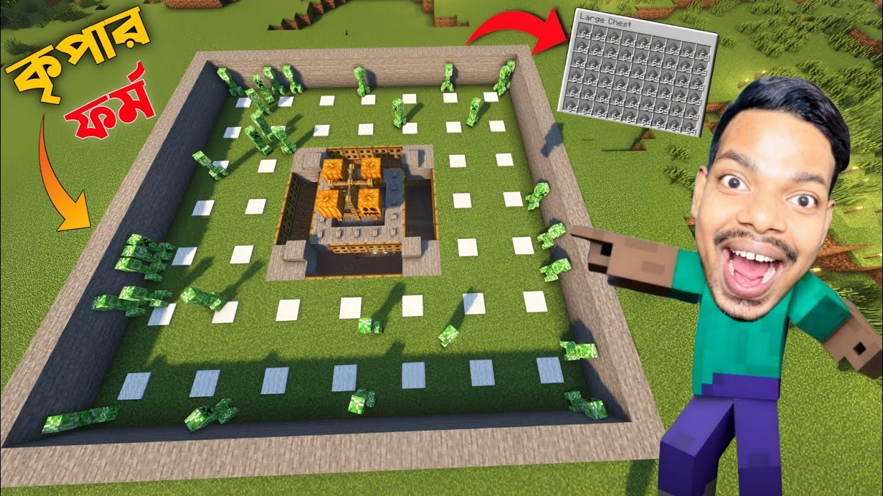 I Built a CREEPER FARM in Minecraft | Minecraft Survival | EP - 31 ...