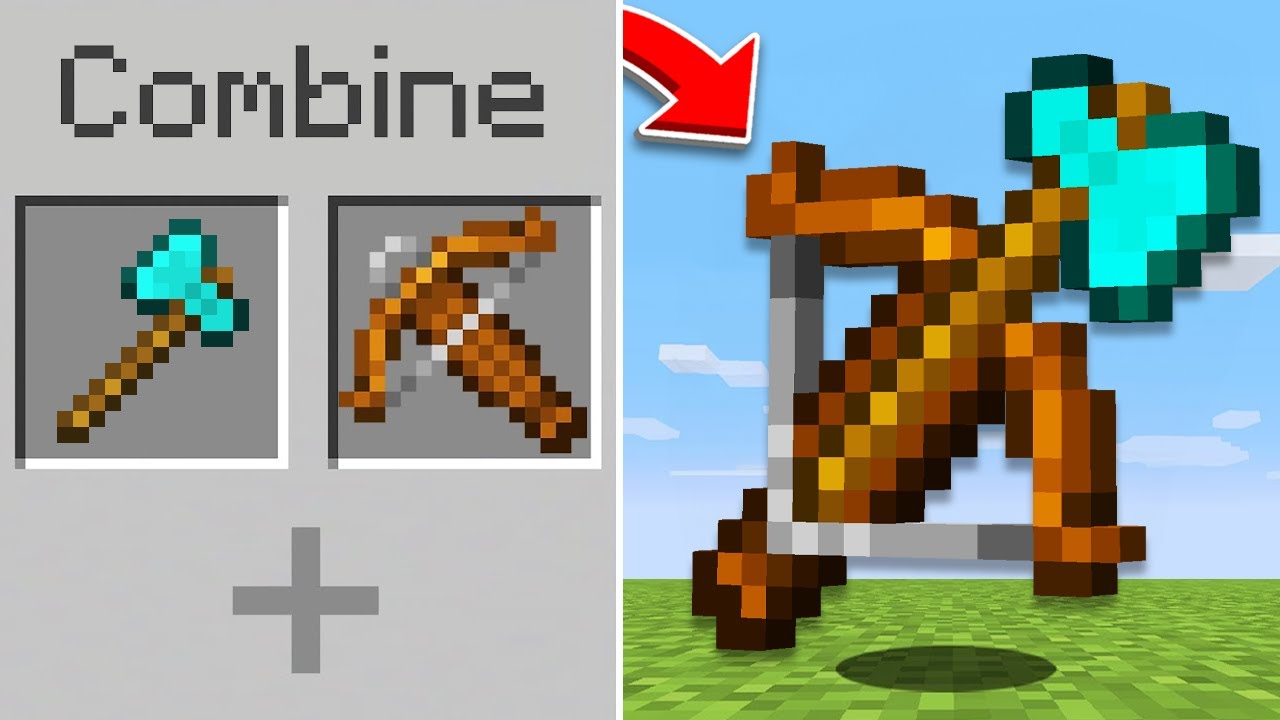 I COMBINED Items in Minecraft... - Minecraft videos