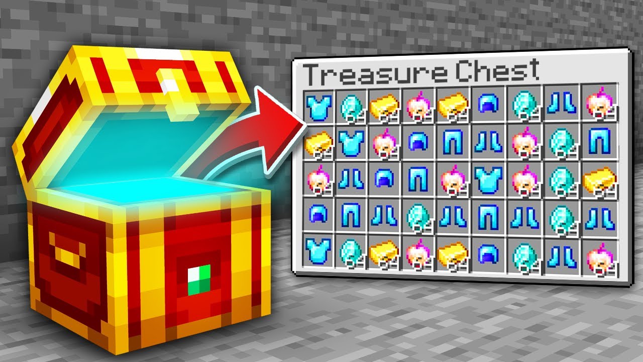 I Found CUSTOM TREASURE in Minecraft! - Minecraft videos