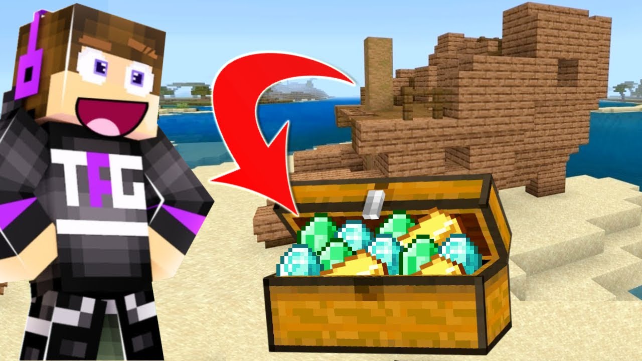 I Found a Shipwreck FILLED with Treasure! | Minecraft - Minecraft videos