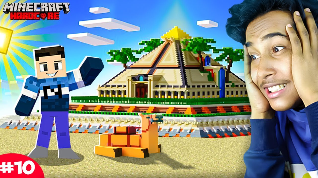 LET'S EXPLORE PYRAMID | MINECRAFT HARDCORE - PART 10 - Minecraft videos