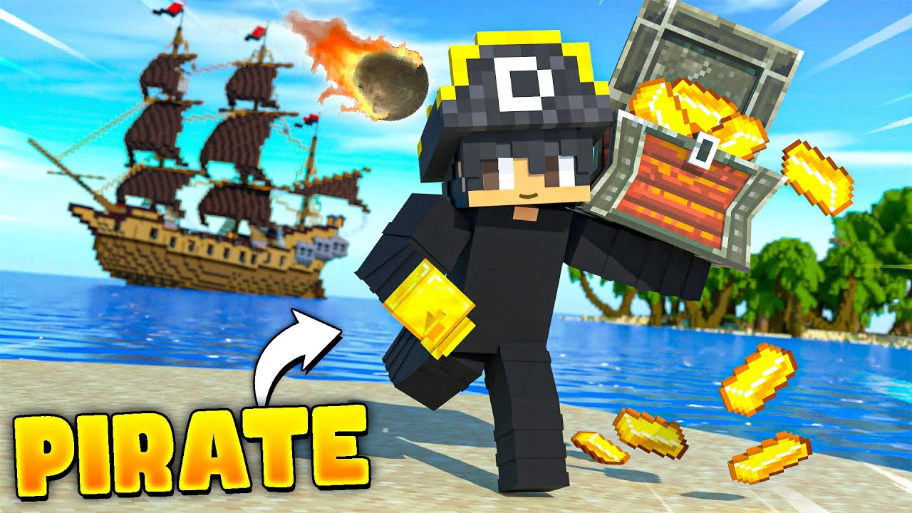 MINECRAFT, BUT I BECAME A PIRATE... - Minecraft videos