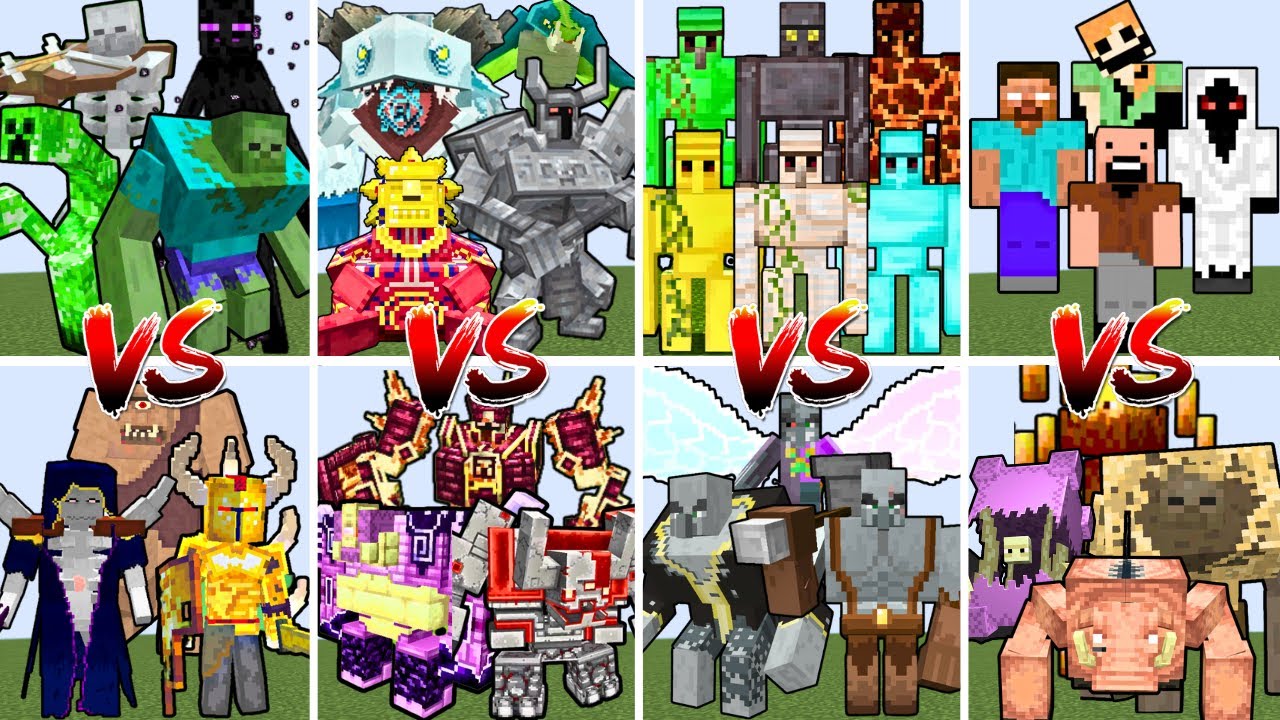MOST POWERFUL MOD FAMILY TOURNAMENT | Minecraft Mob Battle - Minecraft ...