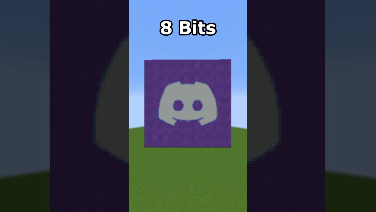 Minecraft Apps 64 bits 32 bits 16 bits 8 bits 4 bits 2 bits 1 bit #shorts - Minecraft videos