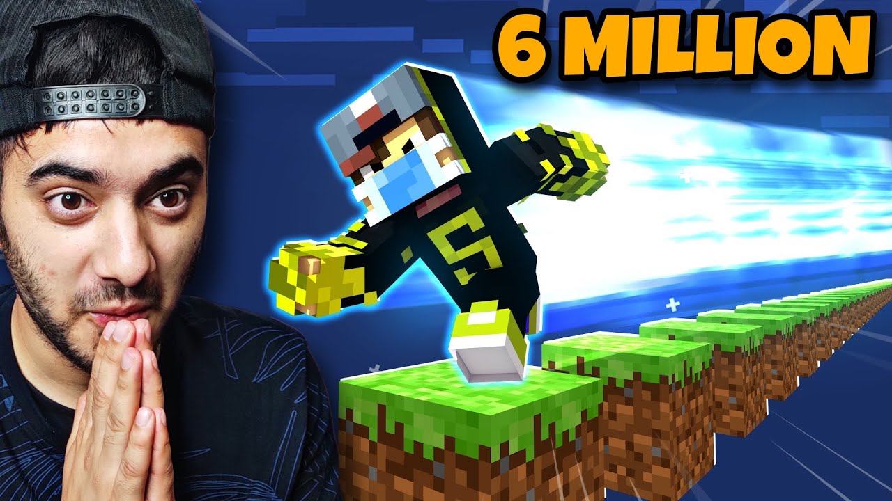 Minecraft But I CAN TRAVEL 1,000,000 BLOCKS - Minecraft videos