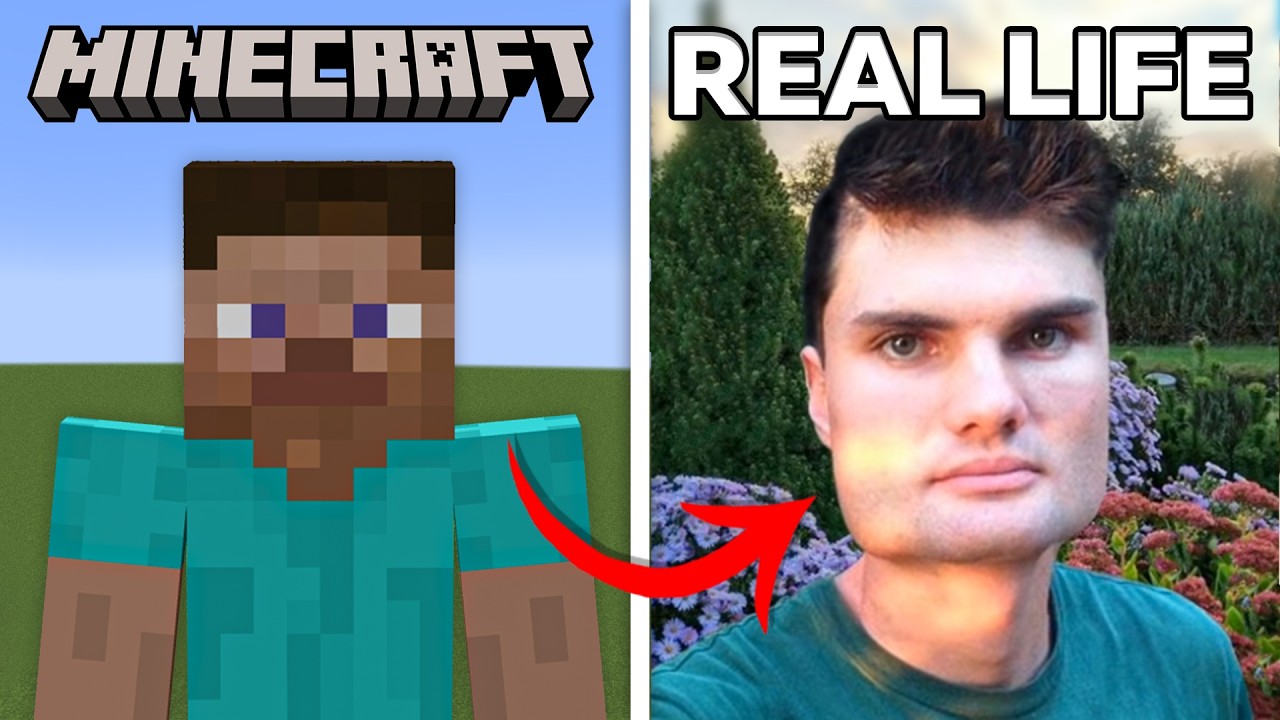 Minecraft In Real Life (Characters, Mobs, Animals, Blocks, Items ...