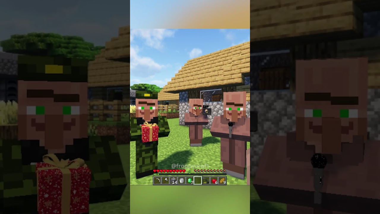 Minecraft Villagers Are Getting Cheated #minecraft #villager #grox ...