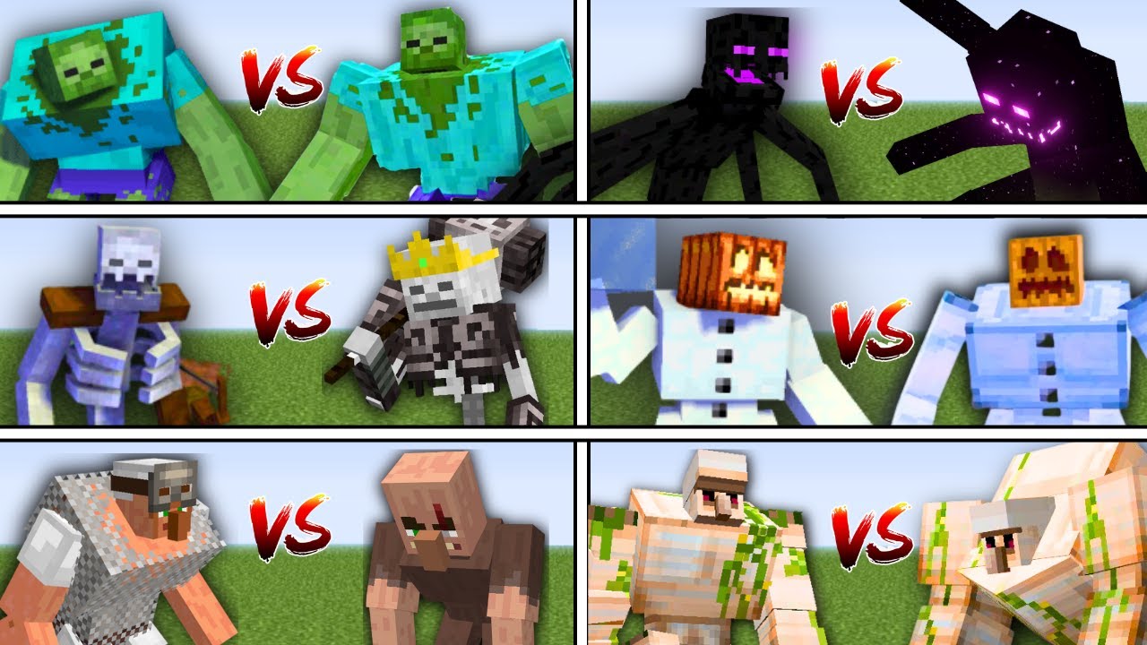 Ultimate MUTANT MOBS vs NEW MUTANT MOBS in Minecraft Mob Battle - Minecraft videos