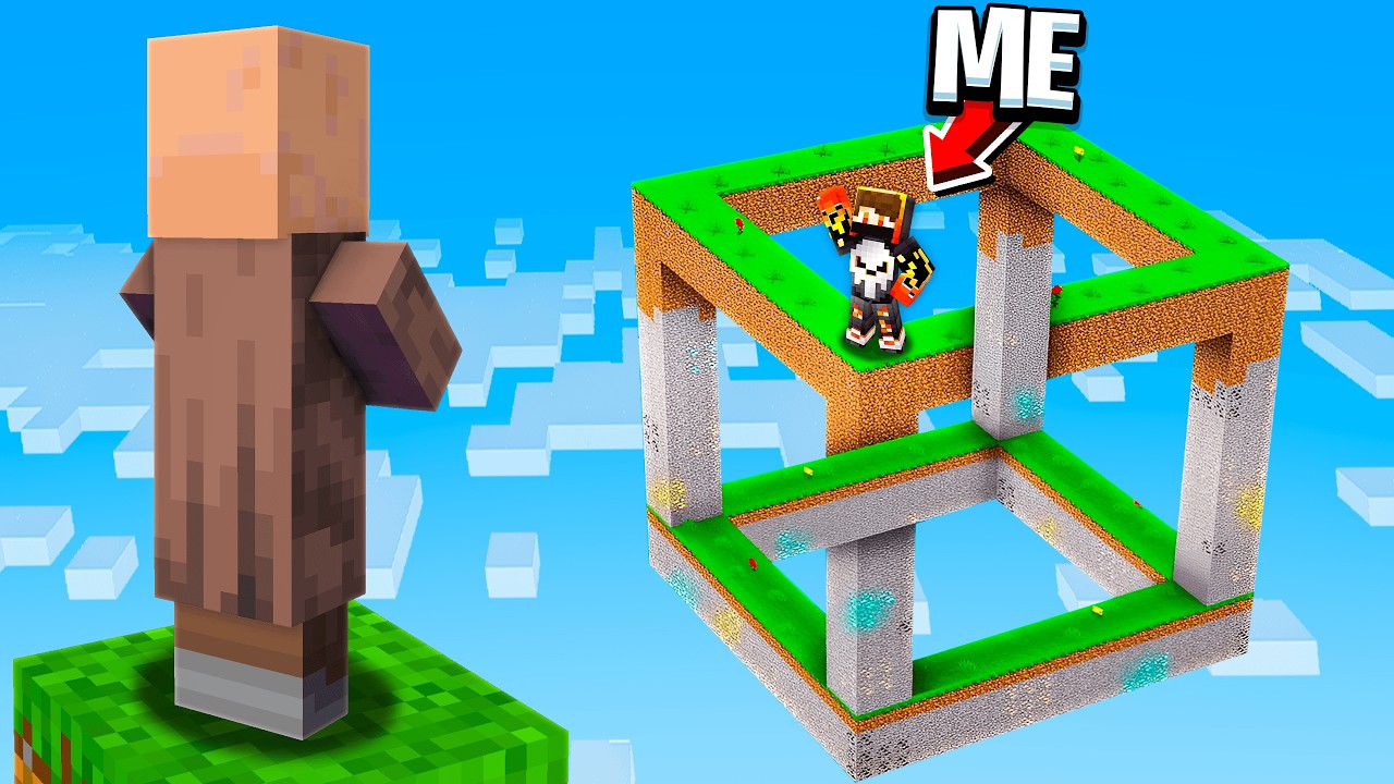 Villagers Trapped Me In illusion in MINECRAFT - Minecraft videos